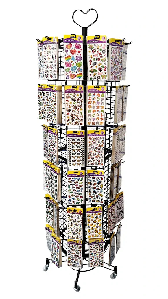 70 Hook Floor Standing Spinner Display